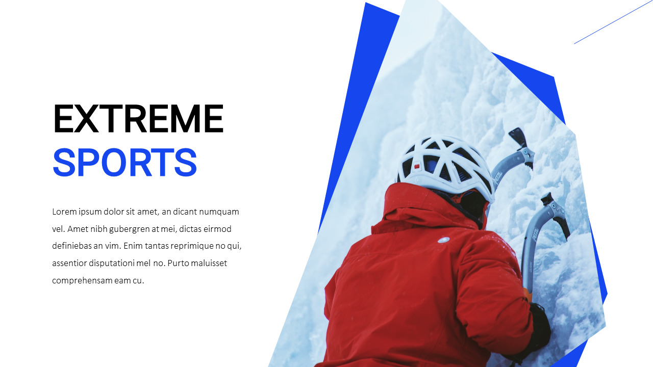 Ice Climbing Business Presentation PPT|Lifestyle|Templates