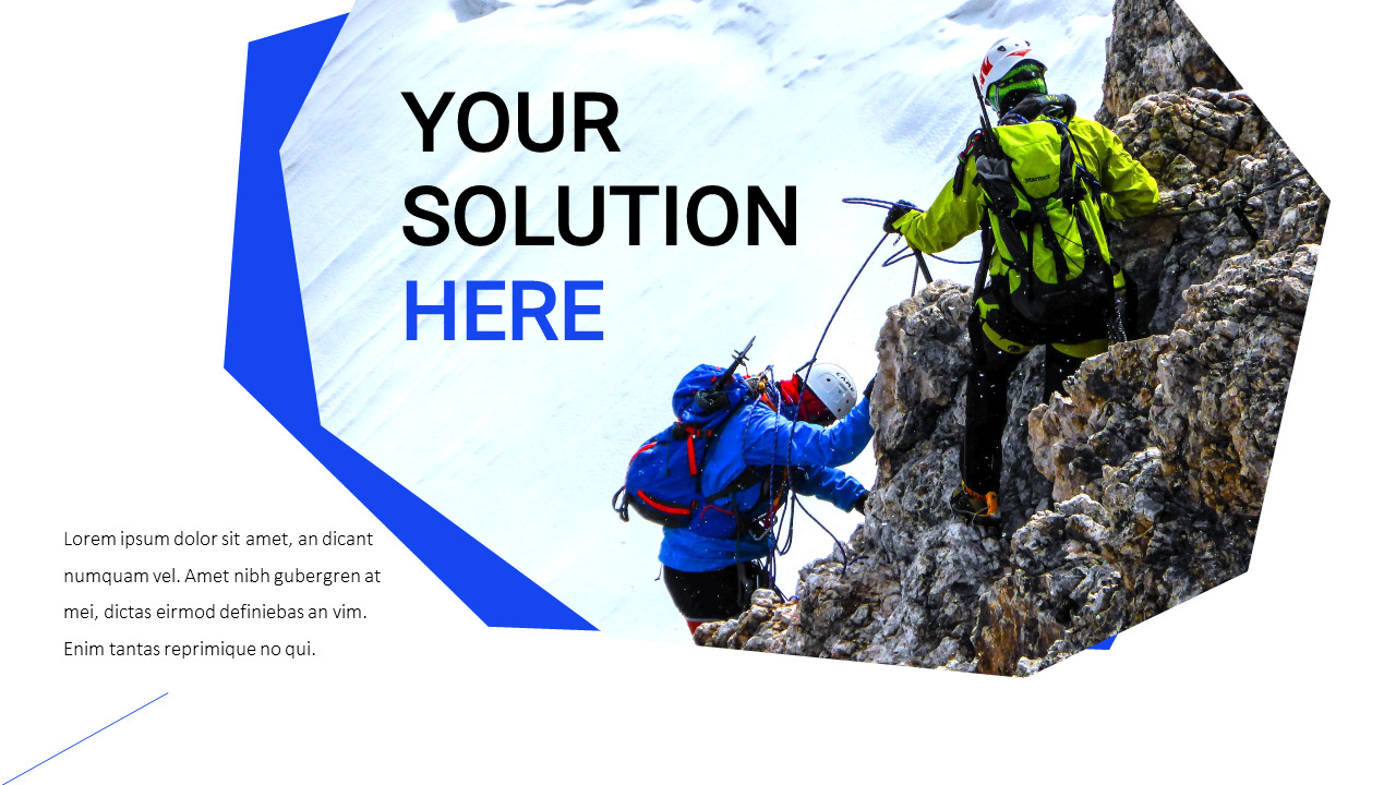 Ice Climbing Business Presentation PPT|Lifestyle|Templates