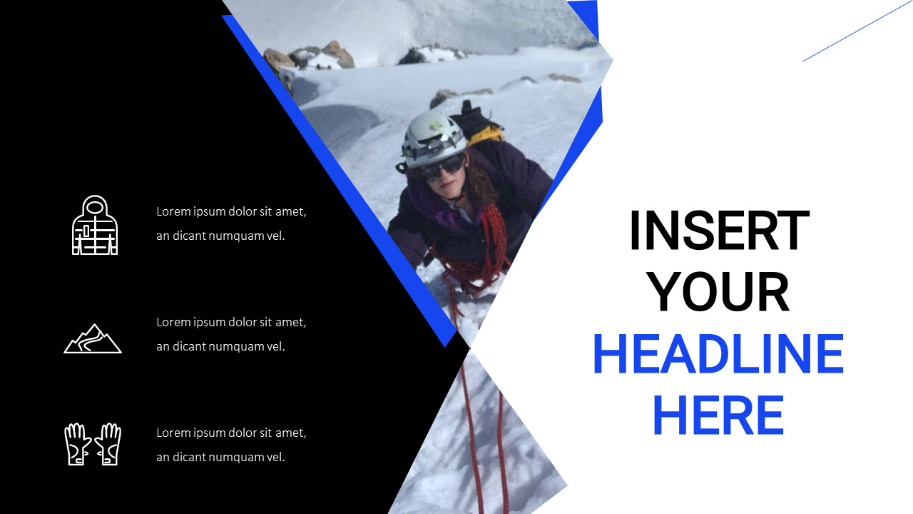 Ice Climbing Business Presentation PPT|Lifestyle|Templates