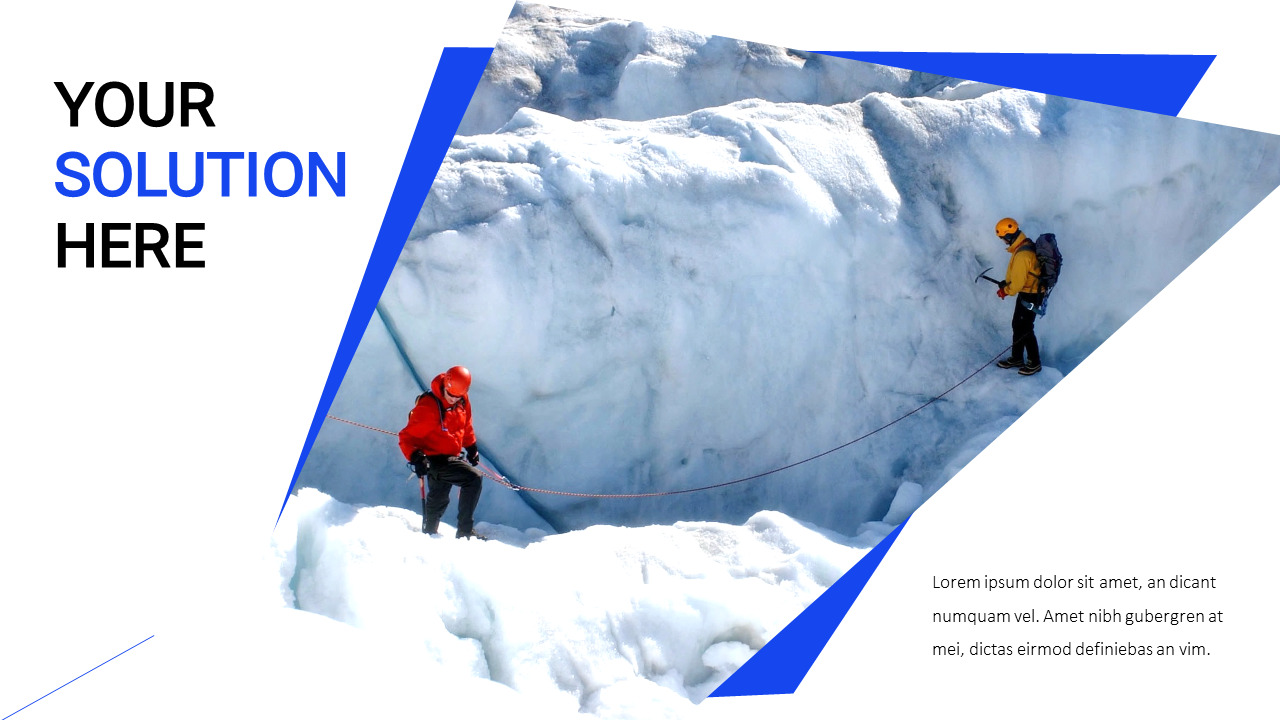 Ice Climbing Business Presentation PPT|Lifestyle|Templates