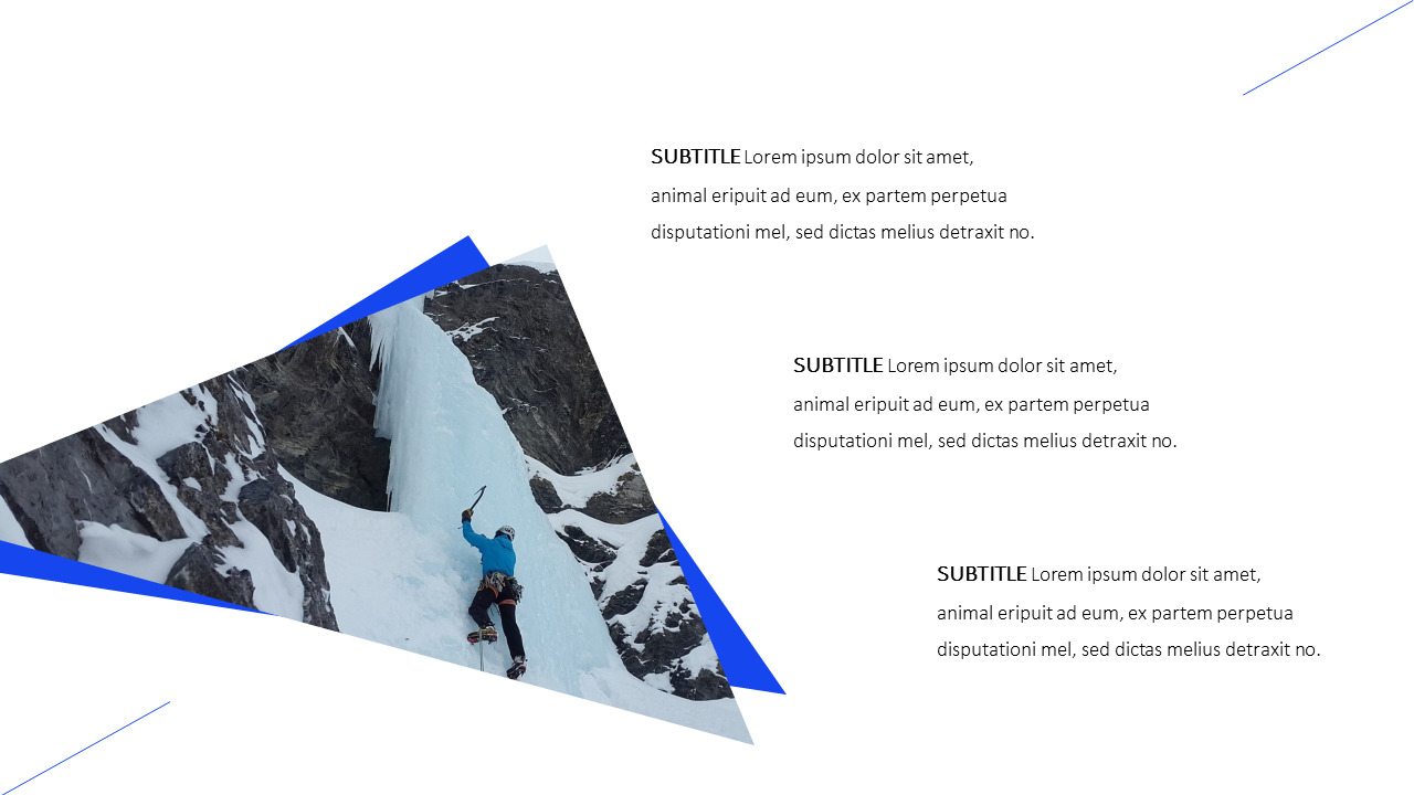 Ice Climbing Business Presentation PPT|Lifestyle|Templates