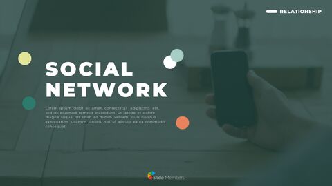Social Network Simple PowerPoint Templates