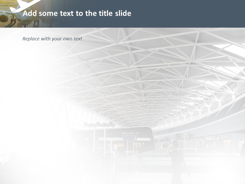 At the Airport - Free Design Template