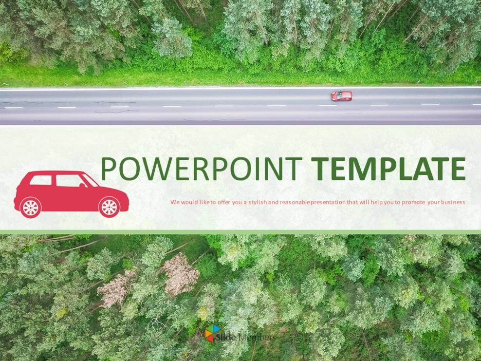 Free Powerpoint Templates Design - Forest Path