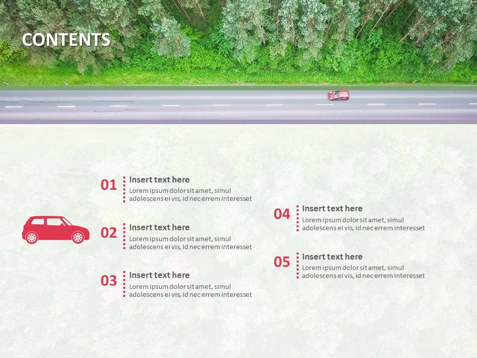 Free Powerpoint Templates Design - Forest Path