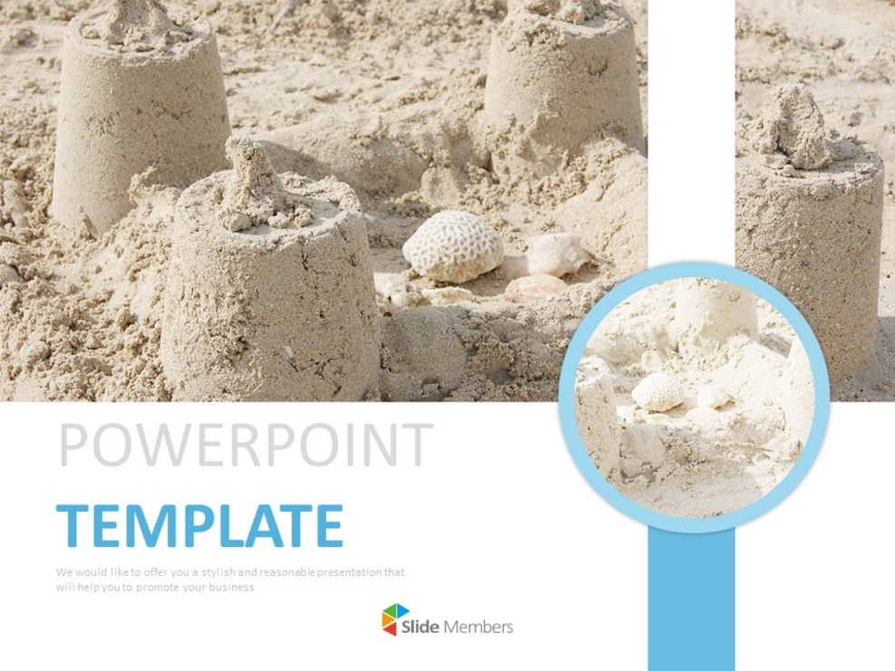 Free Presentation Templates - Sand Castle