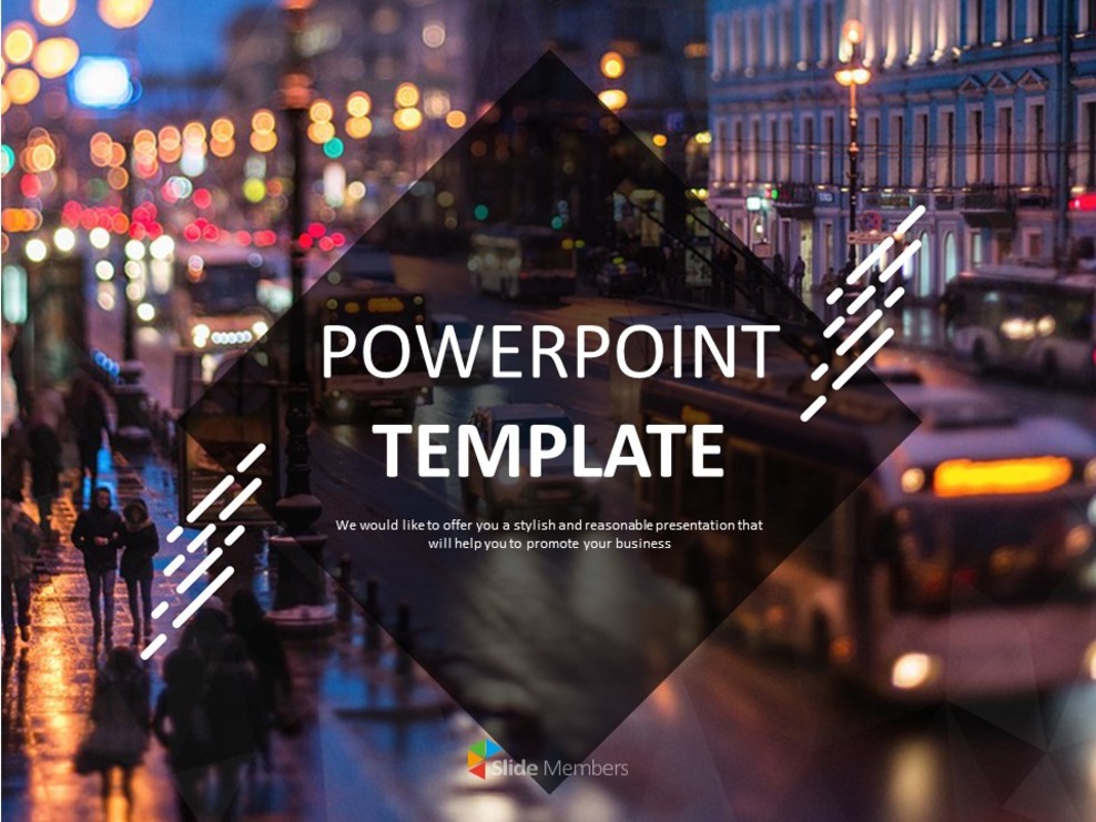 Free Template Design - Twinkle City Trip|PPT|Slides