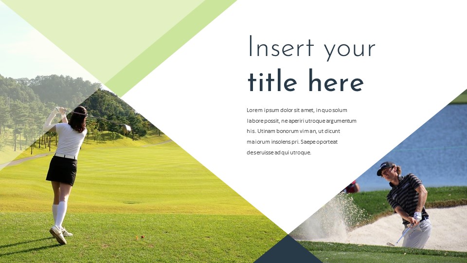 Golf Google Slides Template Design