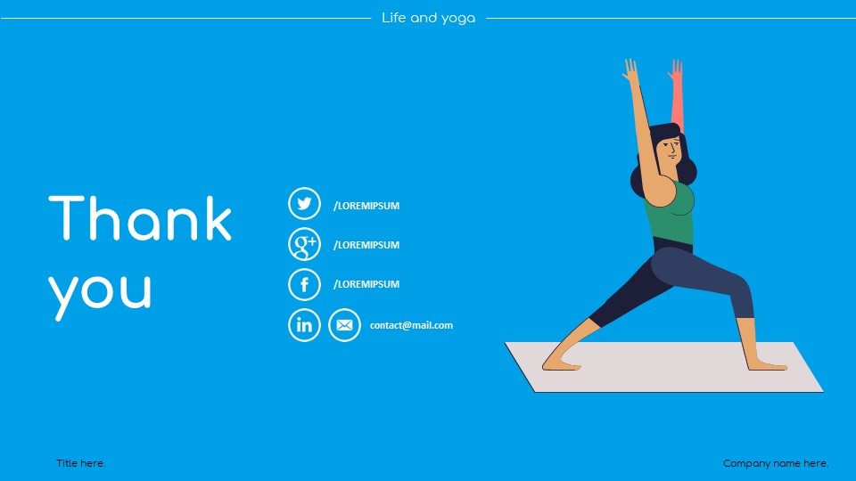 Yoga life Presentation Google Slides Templates