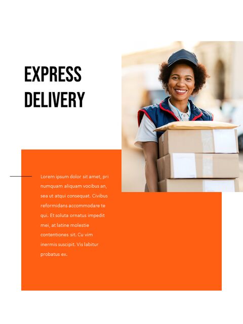 Express Delivery Company Interactive PPT