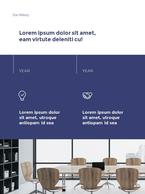 Start New Business Vertical Layout Template company profile template design