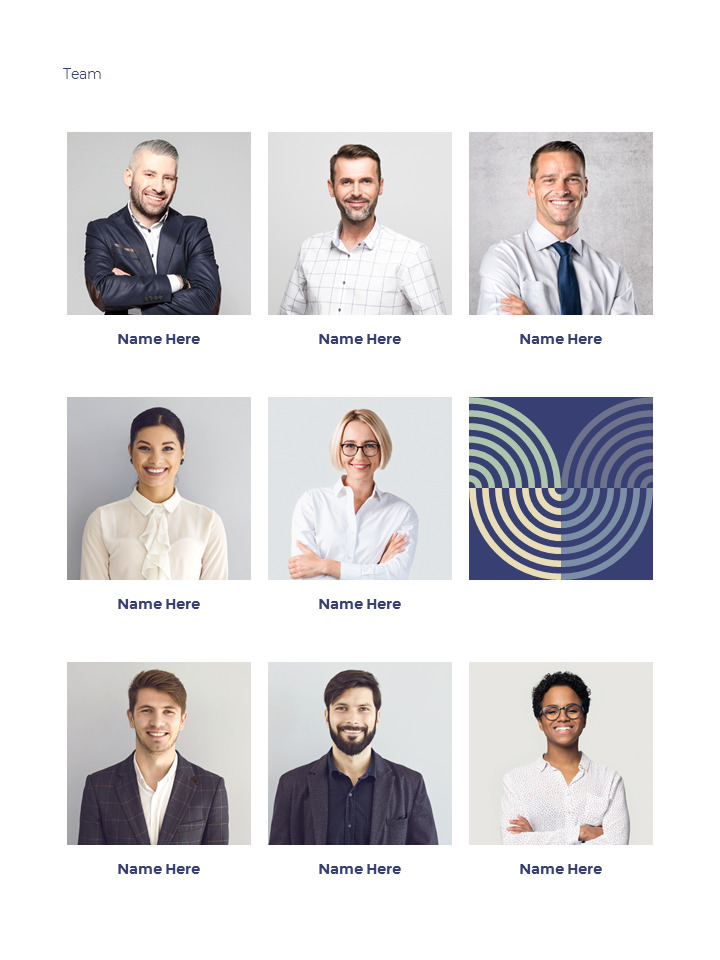 Start New Business Vertical Layout Template company profile template design