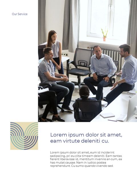 Start New Business Vertical Layout Template company profile template design