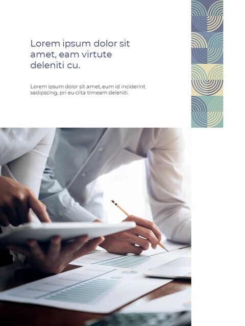 Start New Business Vertical Layout Template company profile template design