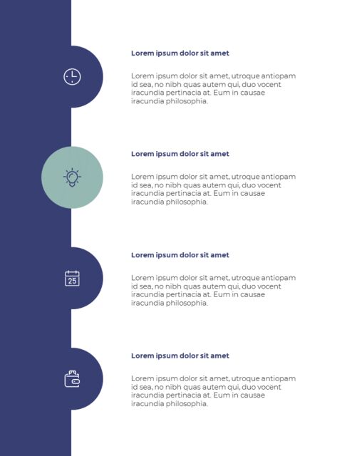 Start New Business Vertical Layout Template company profile template design