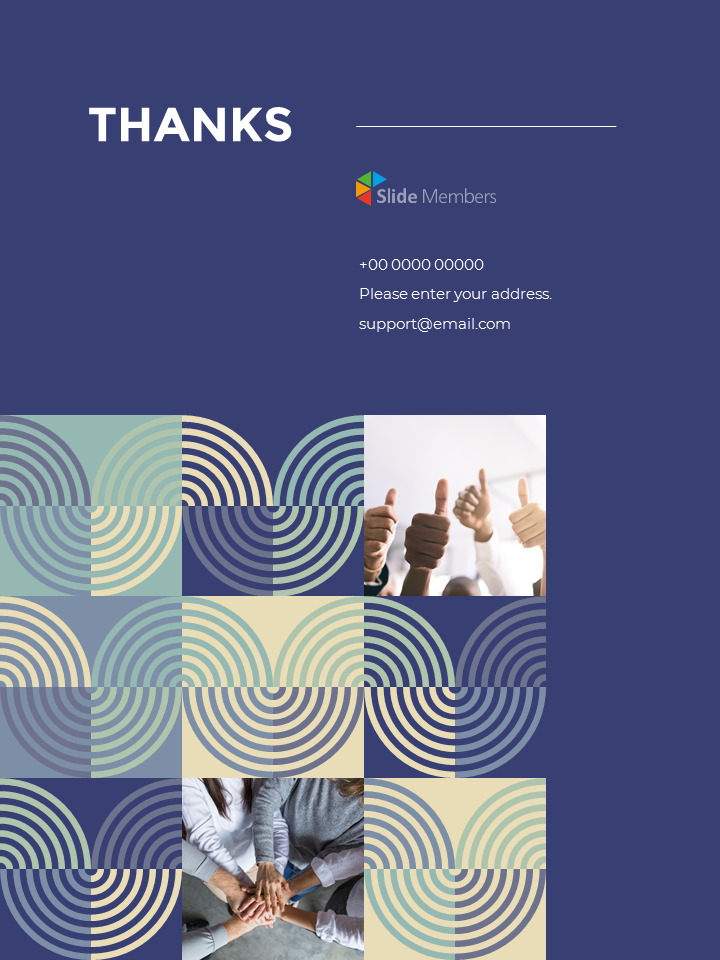 Start New Business Vertical Layout Template company profile template design