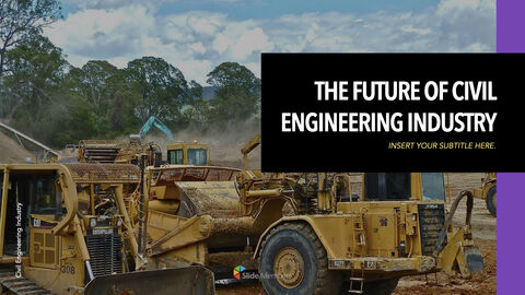The Future of Civil Engineering Industry slide template|Business|Keynote