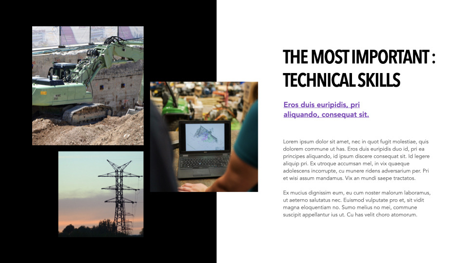 The Future of Civil Engineering Industry slide template|Business|Keynote