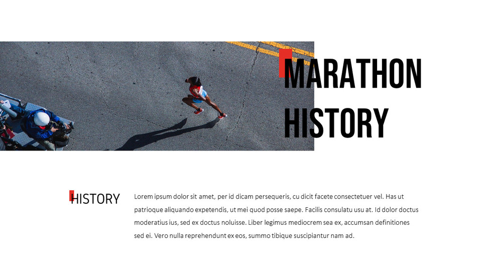 Marathon presentation slide|Lifestyle|PPT Templates