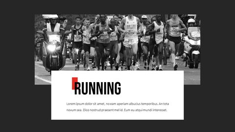Marathon presentation slide|Lifestyle|PPT Templates
