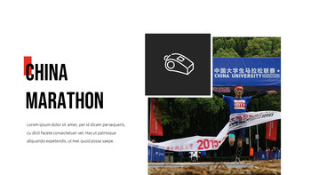 Marathon presentation slide|Lifestyle|PPT Templates