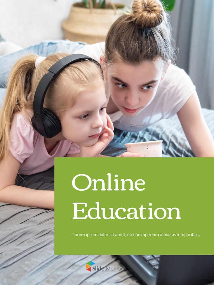 Online education PowerPoint Table of Contents