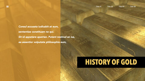 Amazing Facts about Gold Keynote|Finance