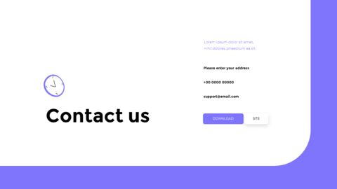 Contact us Deck Layout|Single Slides
