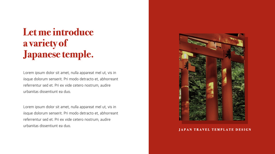 Japan company profile template design|Lifestyle|Keynote