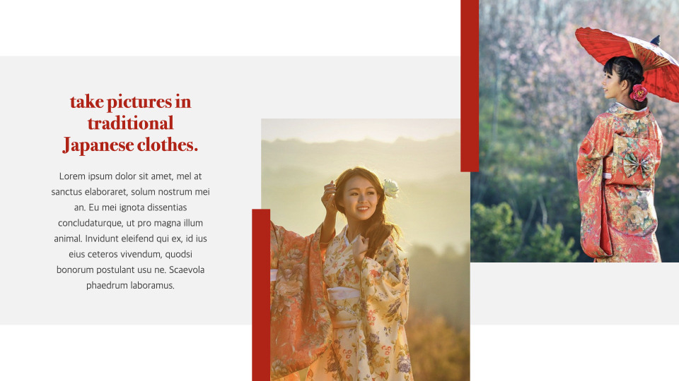 Japan company profile template design|Lifestyle|Keynote