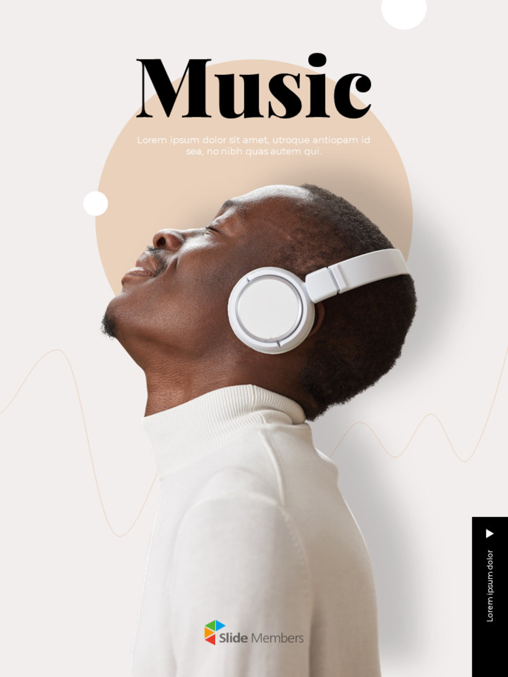 Music Vertical Template Design ppt ppt