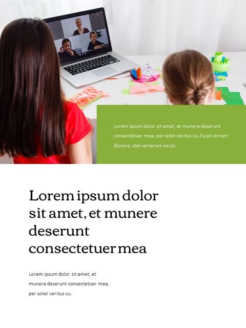 Online education PowerPoint Table of Contents