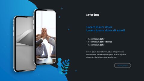 Service Demo PowerPoint Slide Deck Cover|Product, Services|Single