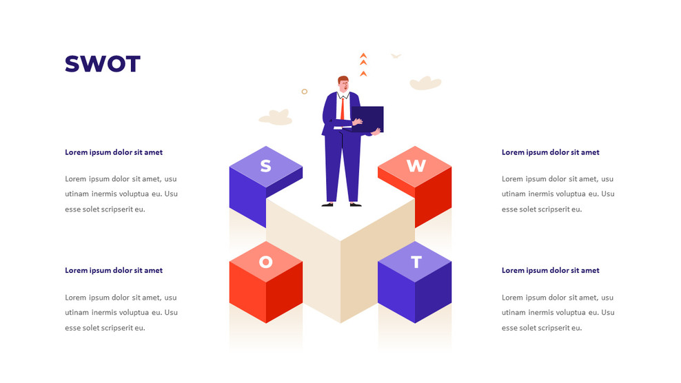 SWOT Deck|Analysis|Single Slides