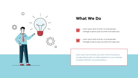 What We Do Presentation Slide|Product, Services|Single