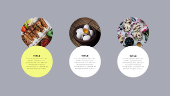Food Stylist Portfolio Simple Templates Design