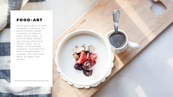Food Stylist Portfolio Simple Templates Design