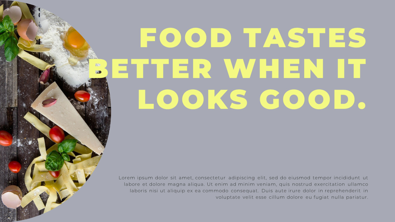 Food Stylist Portfolio Simple Templates Design