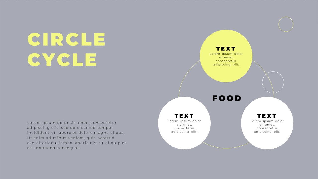 Food Stylist Portfolio Einfaches Template-Design