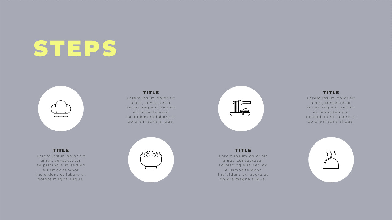 Food Stylist Portfolio Simple Templates Design