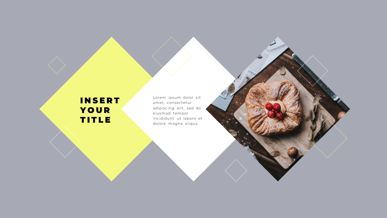 Food Stylist Portfolio Einfaches Template-Design