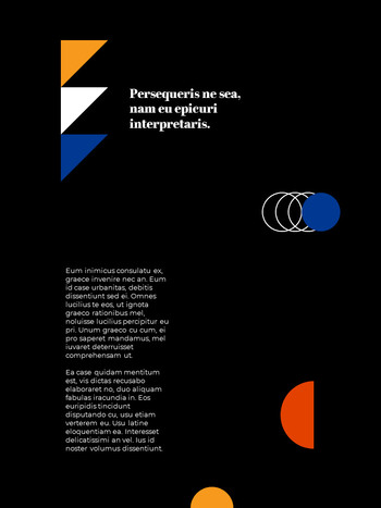 Art Poster Design Vertical Template