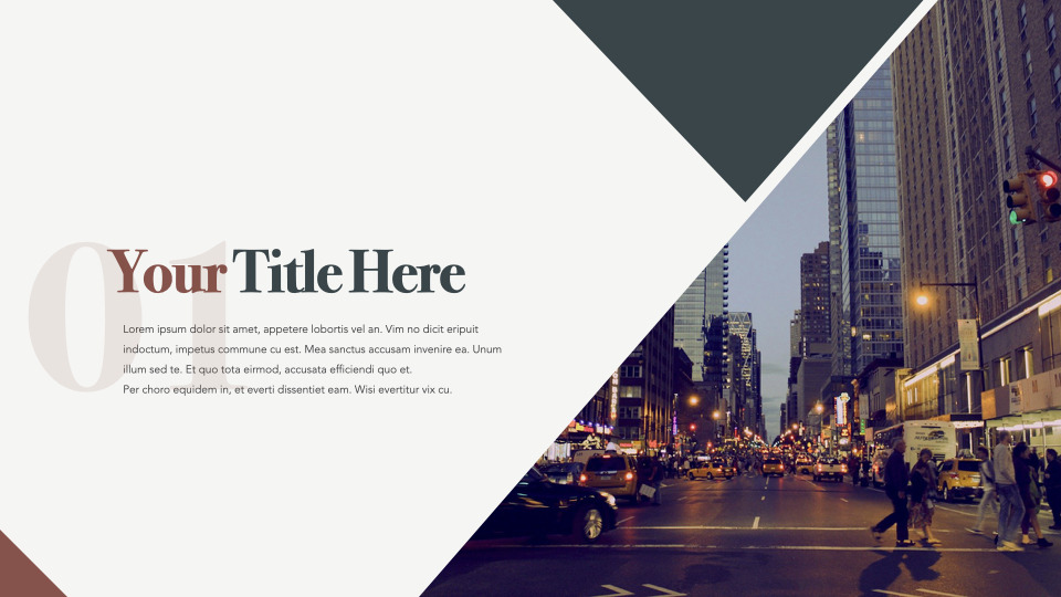 City Street team presentation template|Keynote