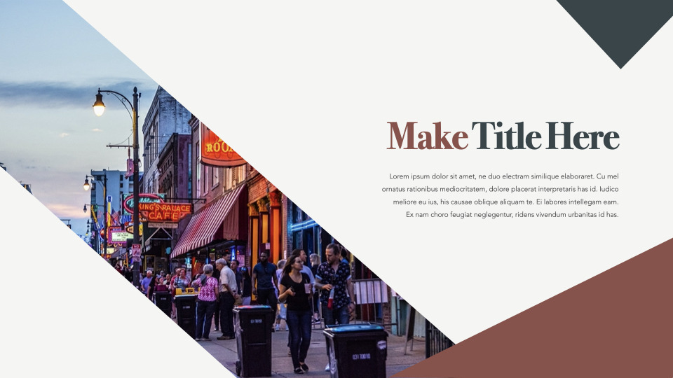 City Street team presentation template|Keynote
