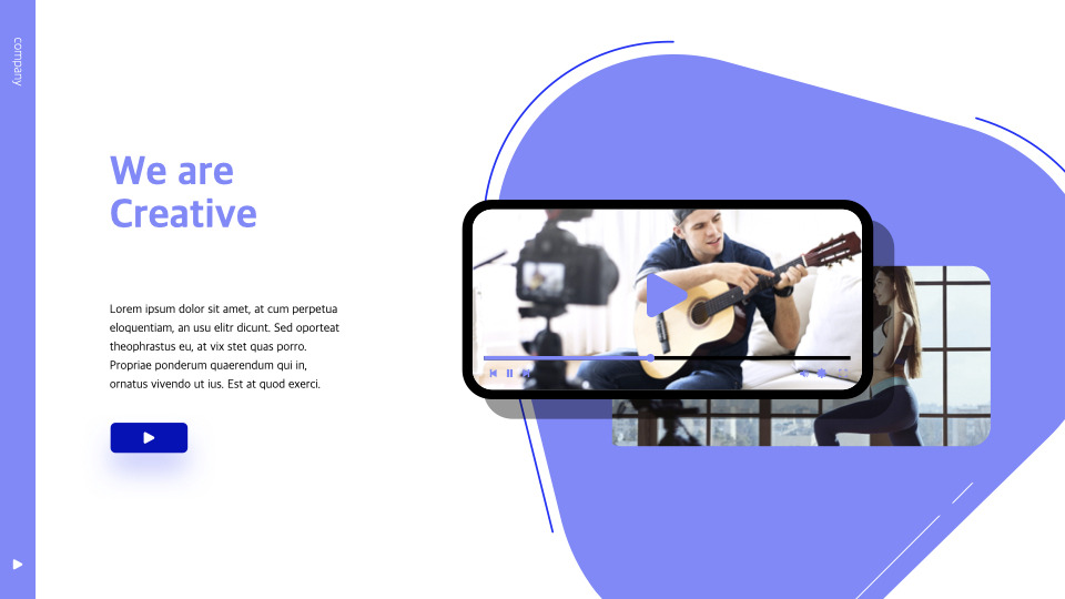 Contents Creator Company Pitch Deck Keynote Presentation