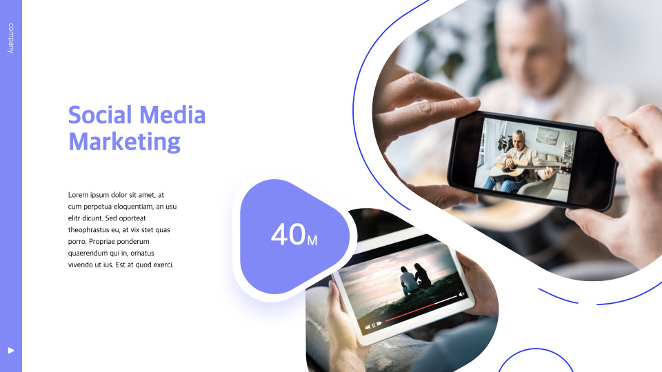Contents Creator Company Pitch Deck Keynote Presentation