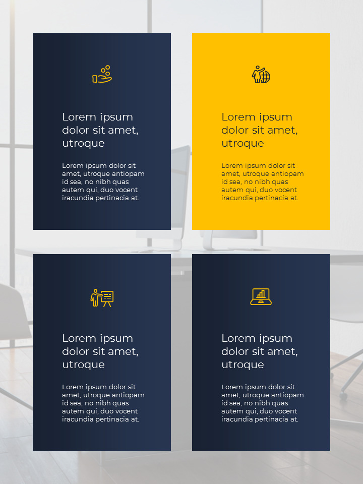 Vertical Design Template Business Proposal