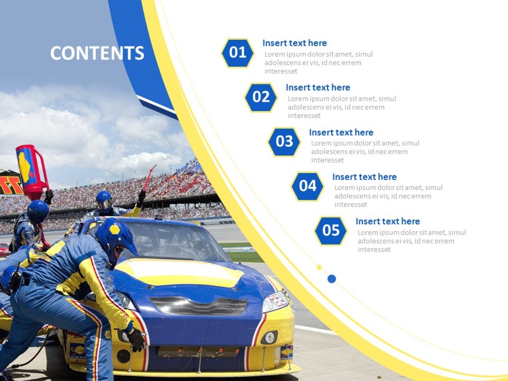 Gratis Carrera de coches - Plantillas de presentación gratuitas