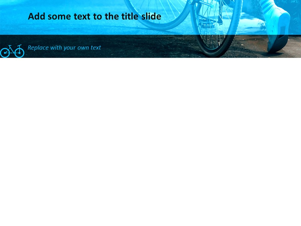Free Powerpoint Sample - Riding a Bike
