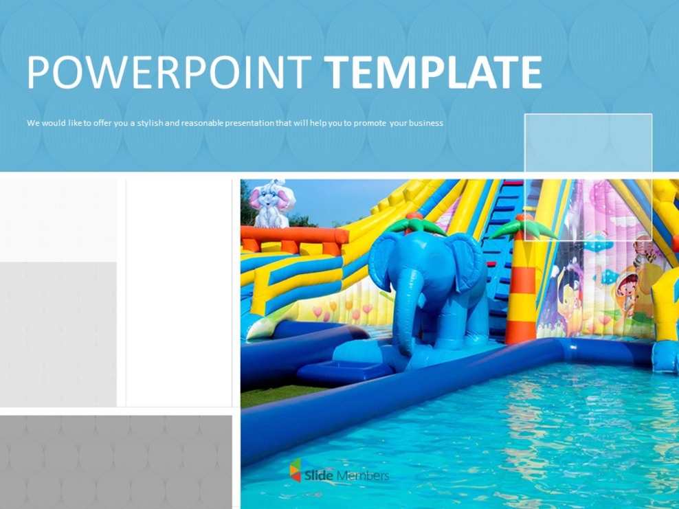 Free Template Design - Waterpark for Kids